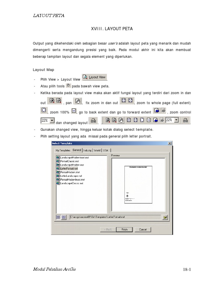 LayOut Peta | PDF