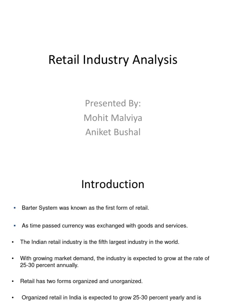 Indian Retail Industry Growth Analysis | PDF | Business