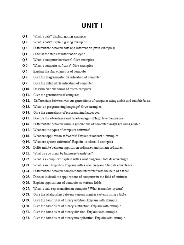 Computer Fundamental QB | PDF | Computer Data Storage | Computer Network