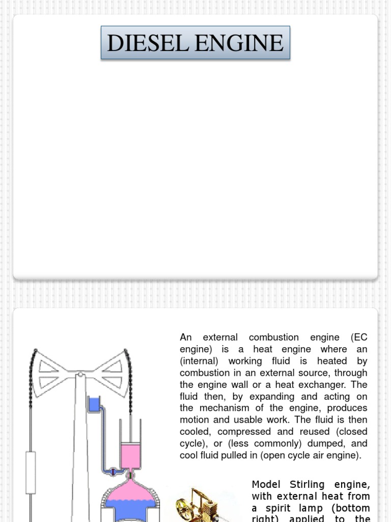 Diesel Engine | PDF | Internal Combustion Engine | Diesel Engine