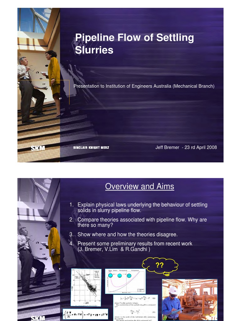 Pipeline Transport of Settling Slurries | PDF | Drag (Physics ...