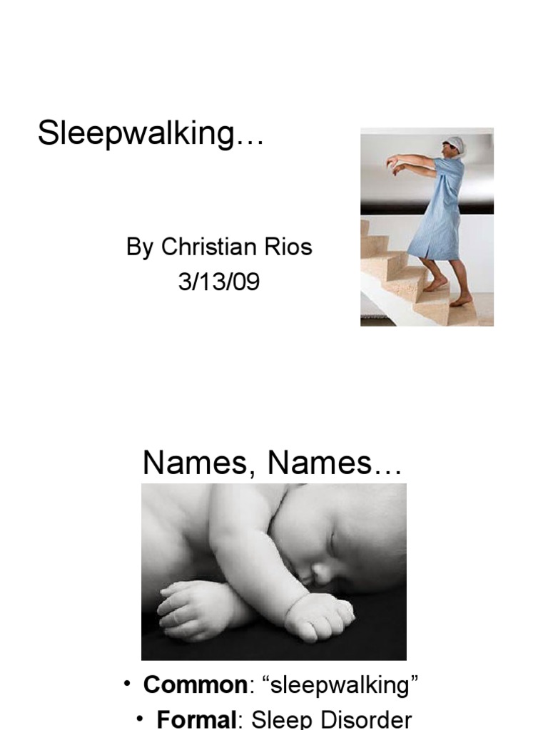 Sleepwalking | PDF | Sleep | Animal Physiology