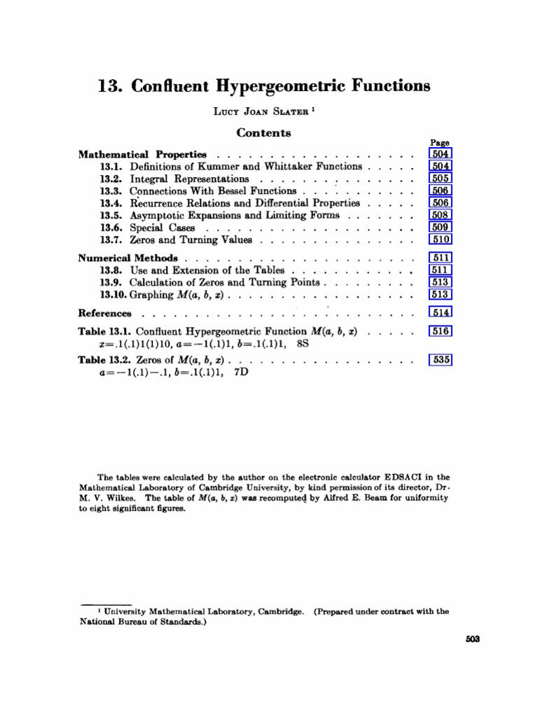13 Confluent Hypergeometric Surfaces | PDF | Discrete Mathematics ...