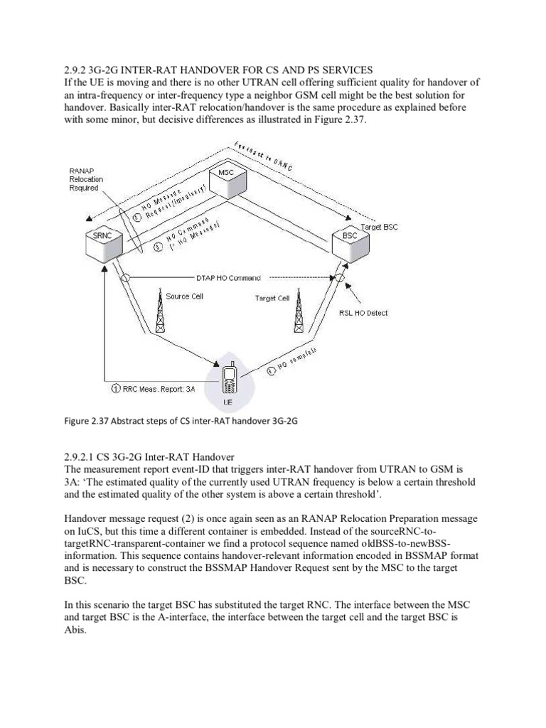 Handover Mechanisms in GSM Networks | PDF | Computer Network ...