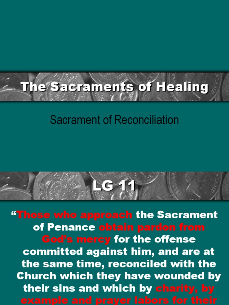 Lesson 1 Penance and Reconciliation | PDF | Confession (Religion) | Penance