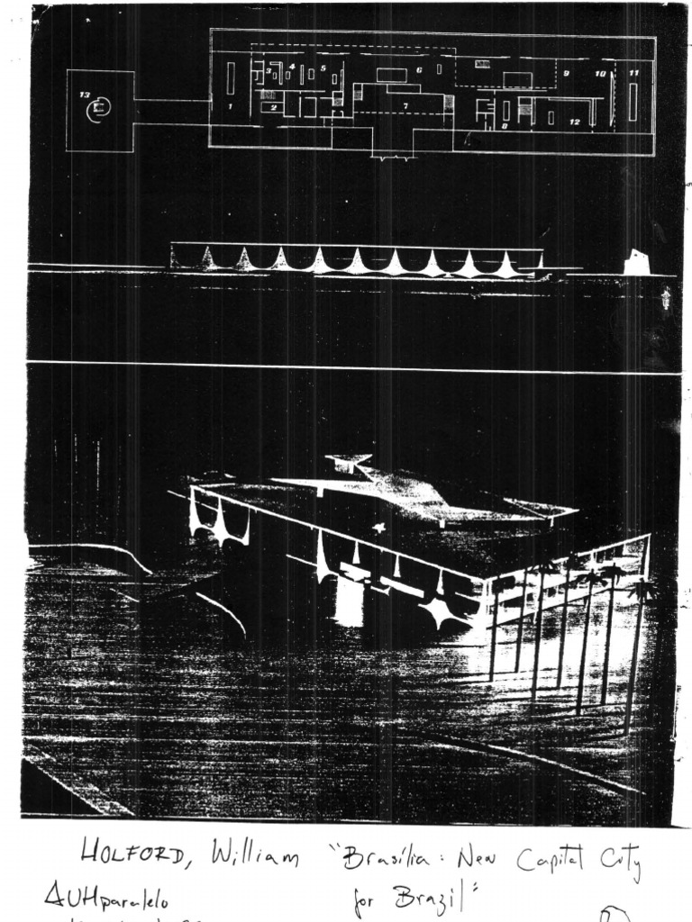 Brasilia A New Capital City For Brazil William Holford Tela PDF | PDF