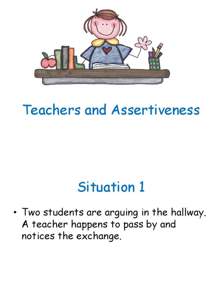 Assertive Teaching Strategies Guide | PDF | Nonverbal Communication ...