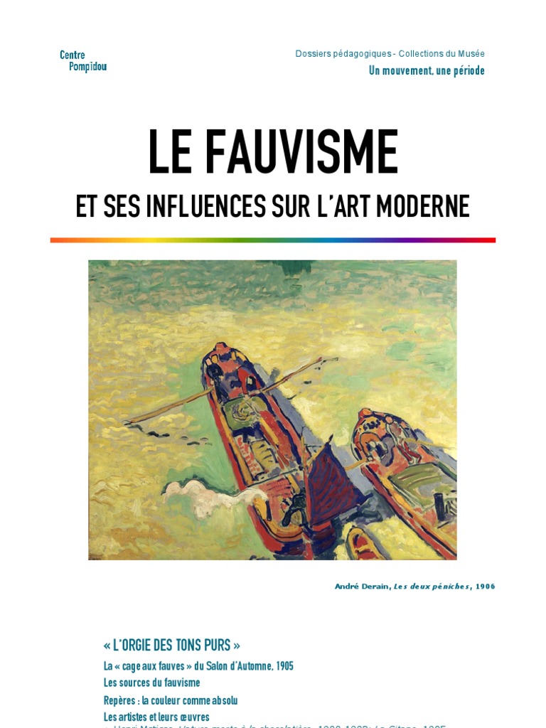 Le Fauvisme Et Ses Influences Sur L'art Moderne | PDF | Cubisme | Wassily Kandinsky