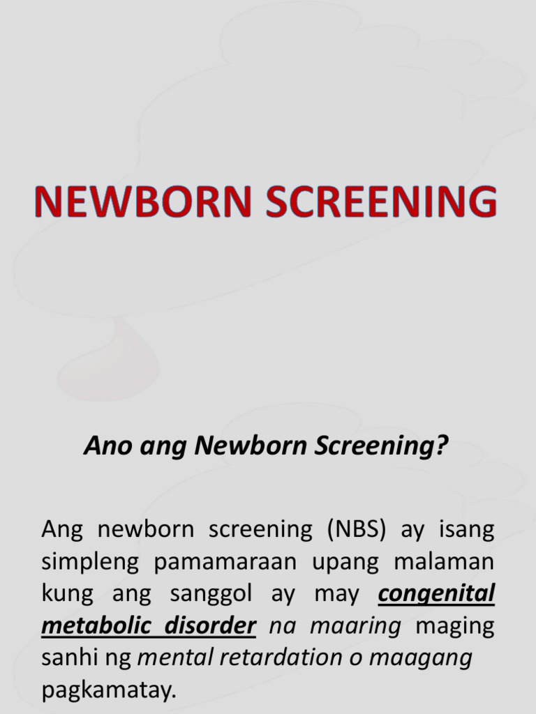 Newborn Screening | PDF