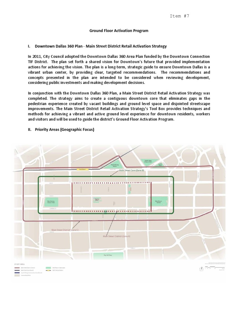 Downtown Dallas Retail Revitalization | PDF | Retail | Strategic Management