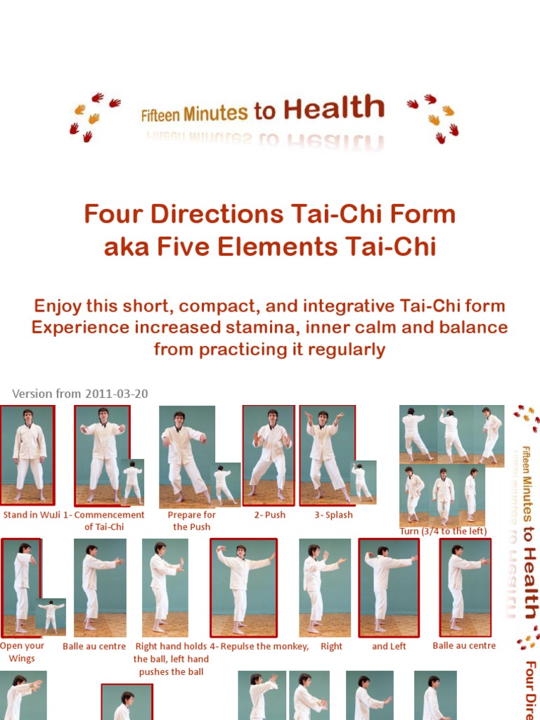 Four Directions Tai Chi Form | PDF | Tai Chi | Qi
