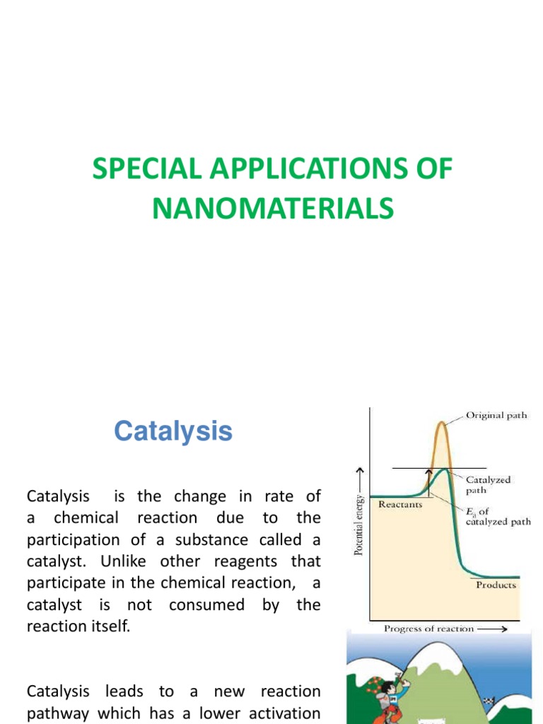 NANOMATERIALS | PDF | Catalysis | Chemical Reactions