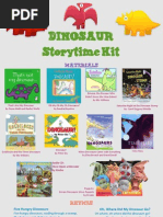 5 Little Dinosaurs Felt Board Pieces or Stick Puppets | PDF