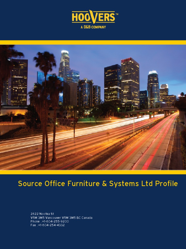 Source Office Furniture | PDF | Economies | Business