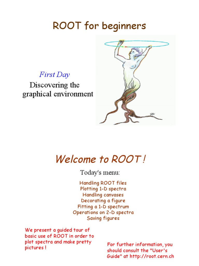ROOT For Beginners Day1 | PDF | Web Browser | Spectrum