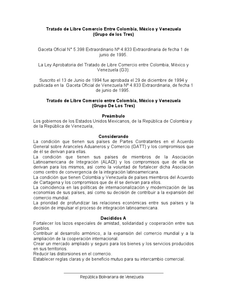 TLC G3 | PDF | Economias | Negocios (general)