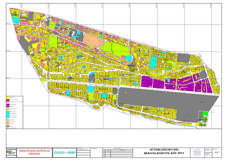 Mapa y Zonificación de Wanchaq, Cusco | PDF | Imperio Inca | Perú