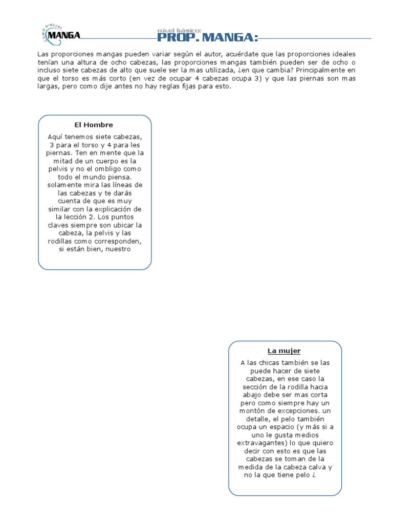 Comodibujarmanga Nivel Básico 2de2 | PDF