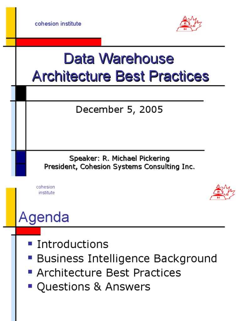 Data Warehousing Architecture Best Practices | PDF | Scalability | Data ...