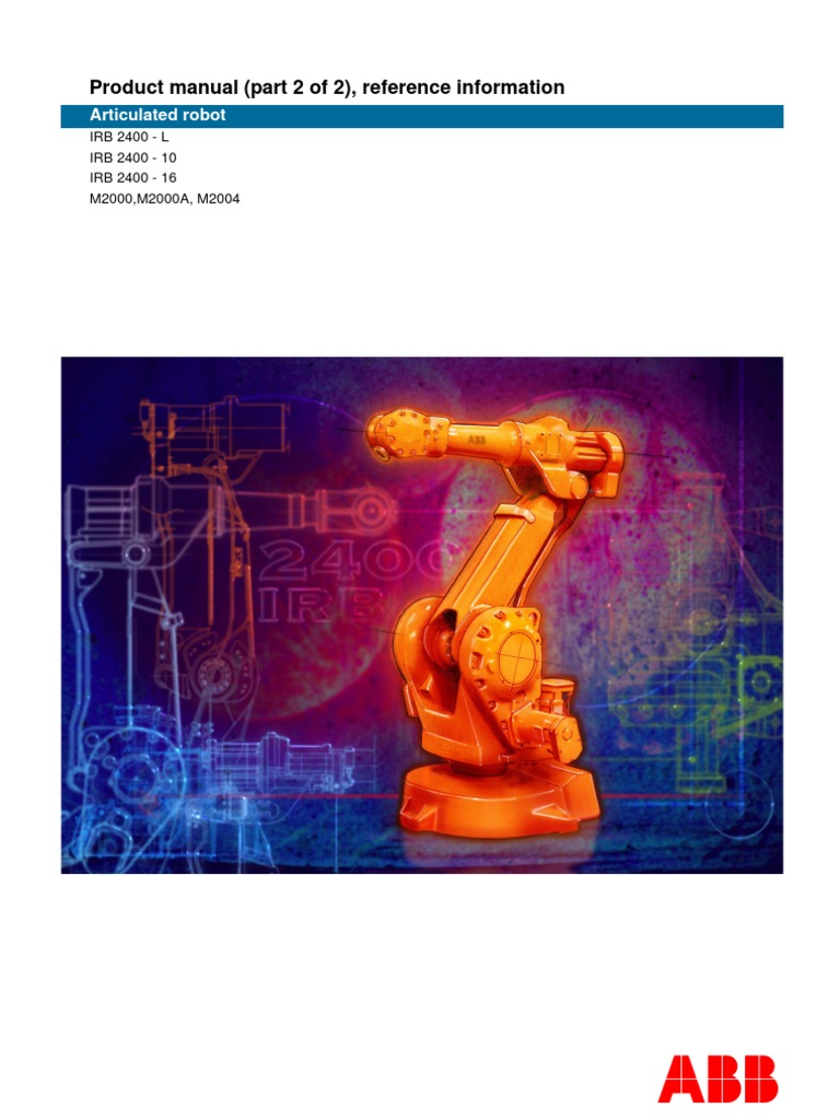 ABB Product Manual Procedures IRB2400 Part 2 | PDF | Screw