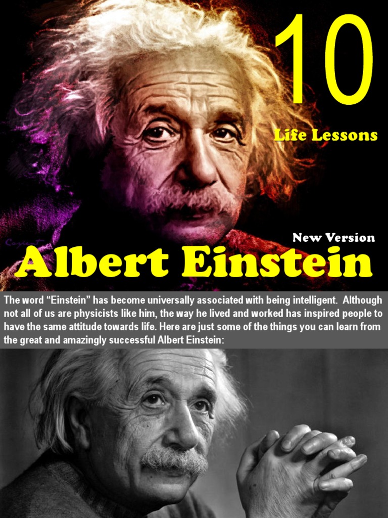 Albert Einstein: Life Lessons | PDF | Albert Einstein | Science