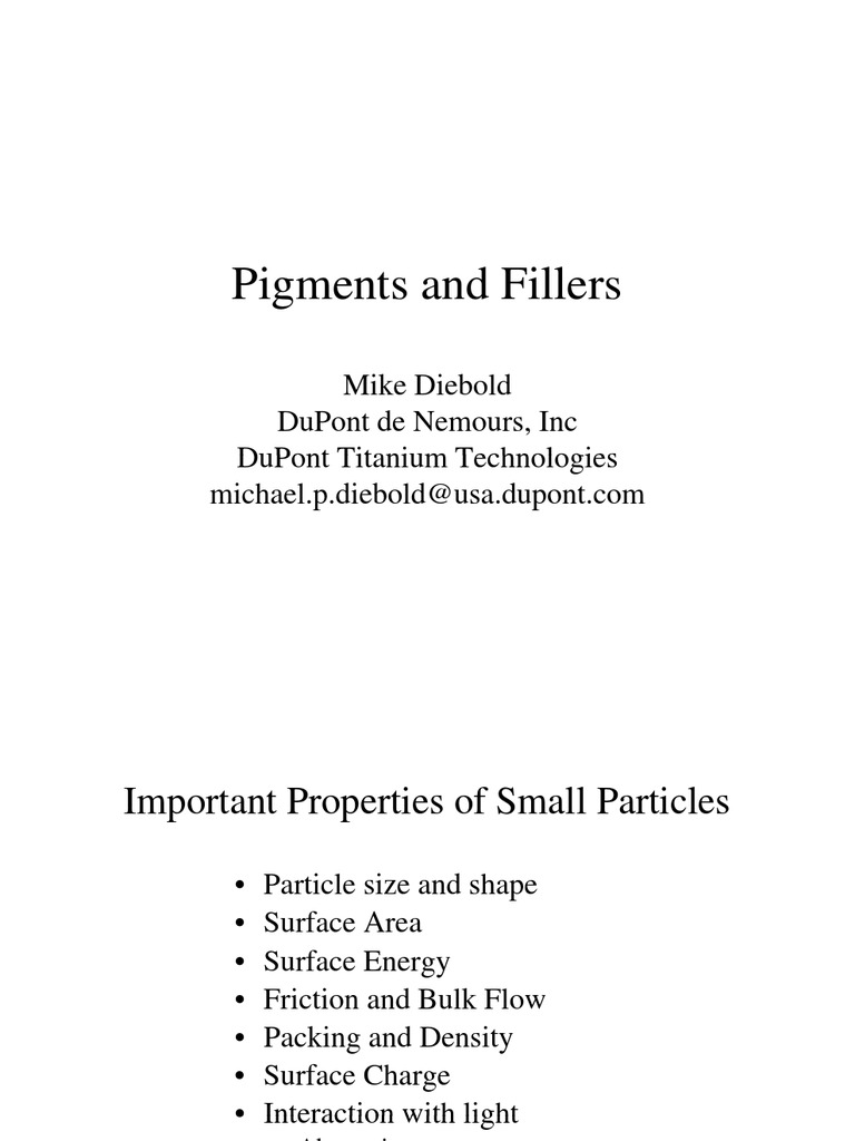 Pigments TiO2 | PDF | Titanium Dioxide | Paint