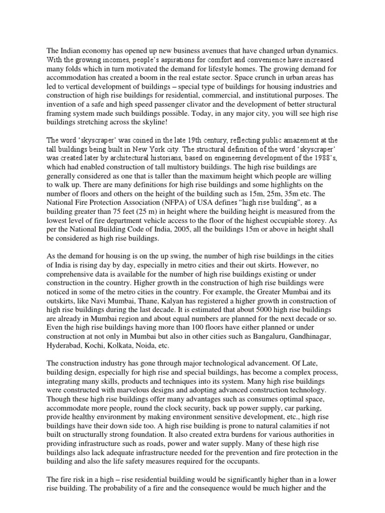 Safety of High-Rise Buildings | PDF | Safety | Fire Safety