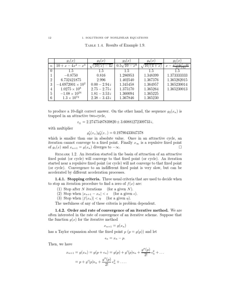 Nonlinear Equation Solutions Explained | PDF