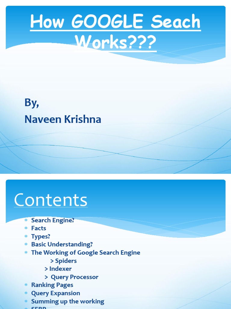 How Google Works | PDF | Web Search Engine | Search Engine Indexing