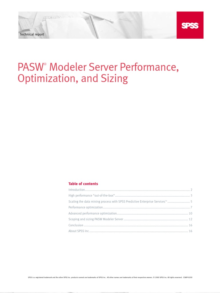 Modeler Server Performance, Optimization, and Sizing | PDF | Parallel ...