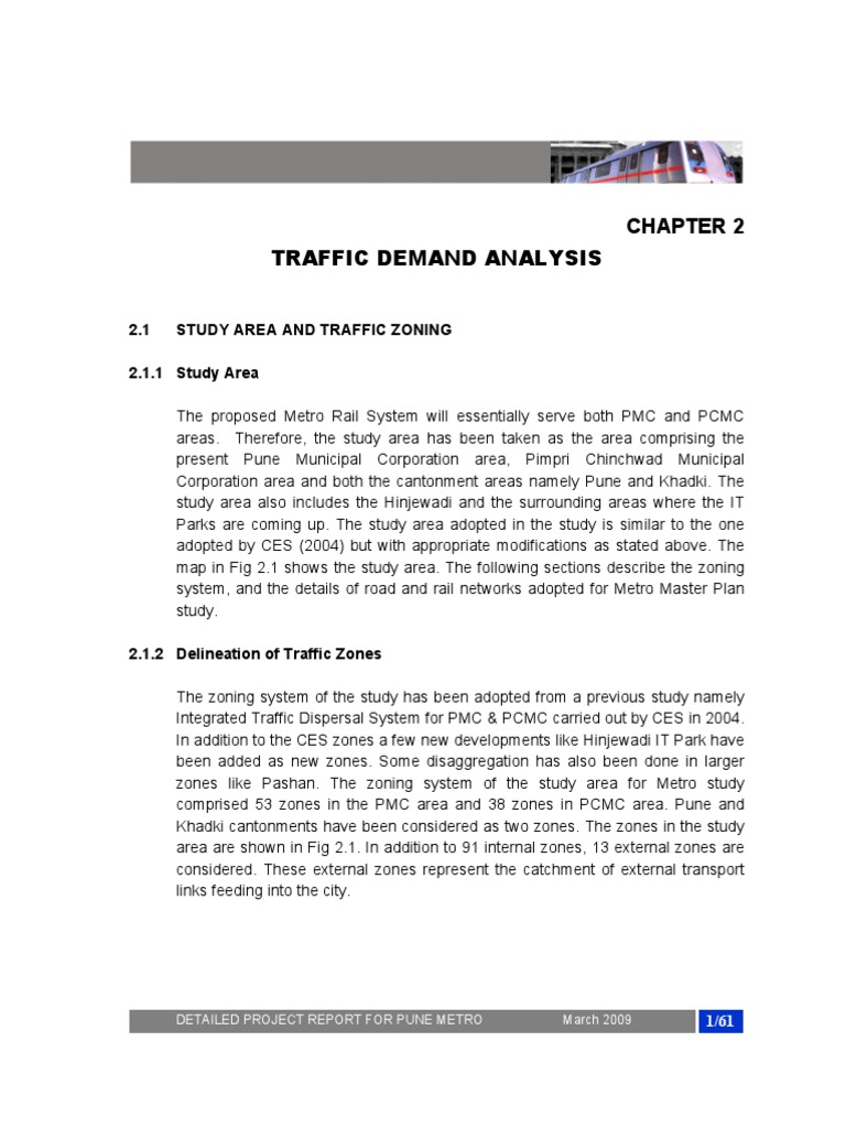 Ch02-Traffic Demand Analysis | PDF | Public Transport | Survey Methodology
