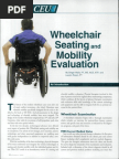 Modified Barthel Index (Shah Ver.) | Urinary Incontinence | Wheelchair