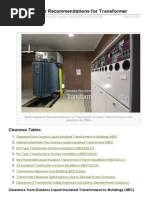 Safety Clearance Recommendations For Electrical Panel | PDF