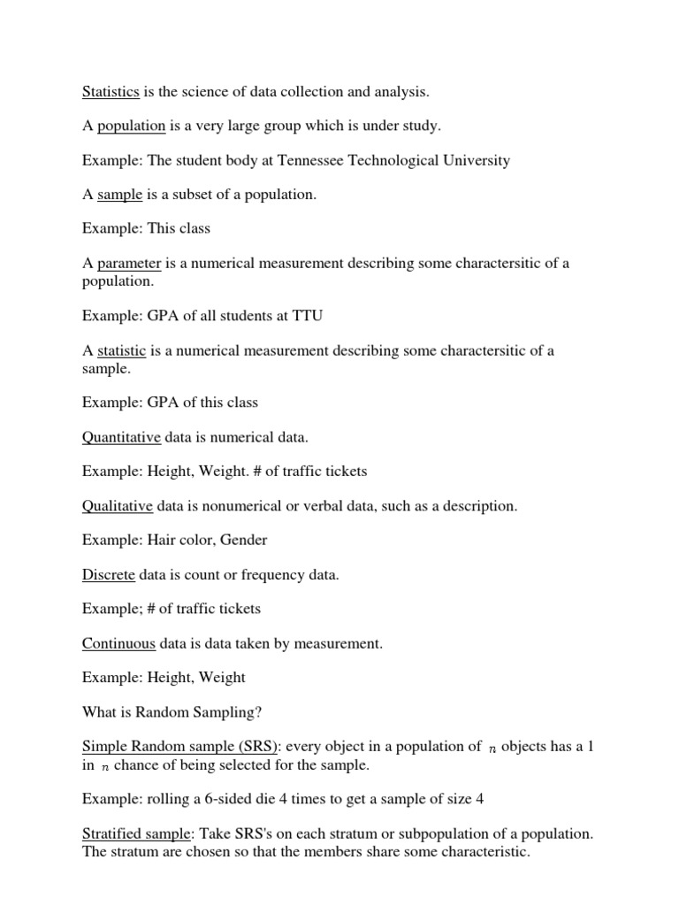Nature of Data | Download Free PDF | Sampling (Statistics) | Statistics
