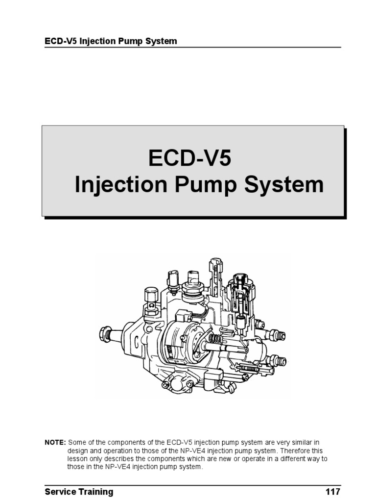 ECD V5 Injection Pump System | PDF | Turbocharger | Fuel Injection