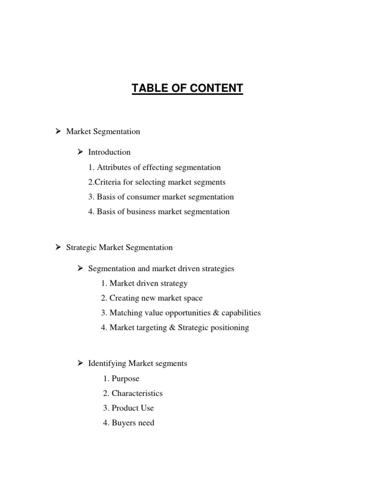 Market Segmentation | PDF | Market Segmentation | Strategic Management