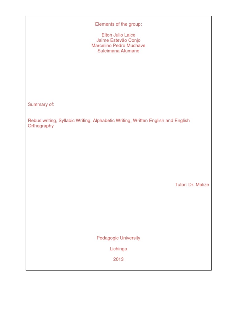 Rebus Writing... | PDF | Writing | Alphabet