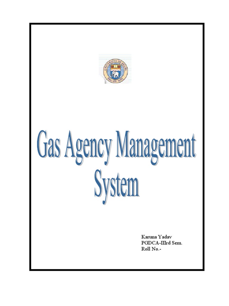 Gas Agency Management System | Databases | Software