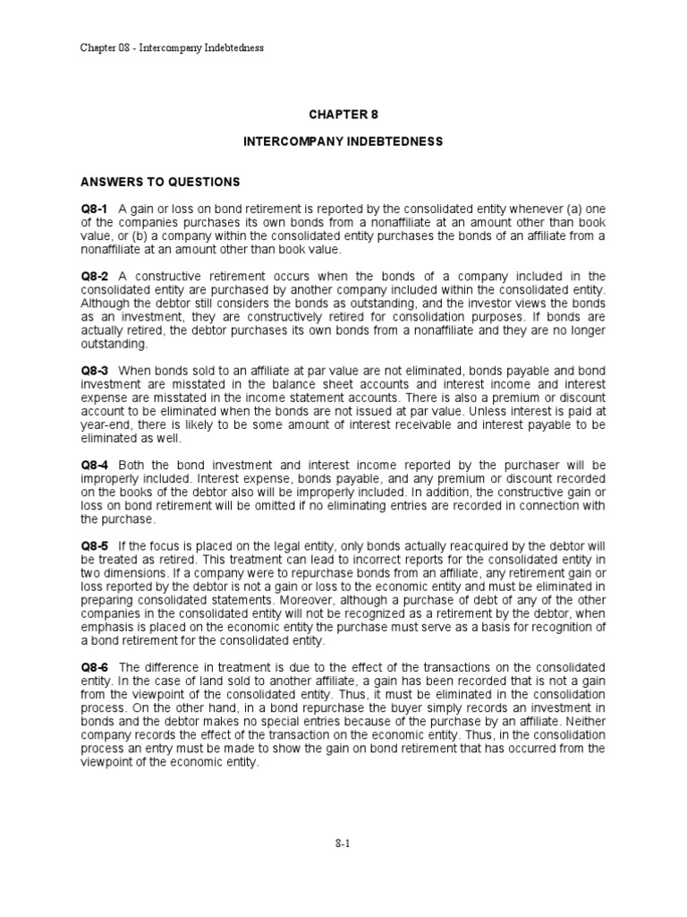 Chap 008 | PDF | Book Value | Consolidation (Business)