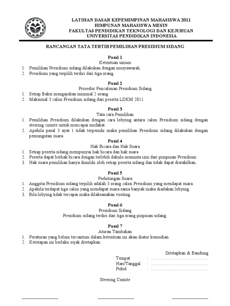 Draft Sidang | PDF