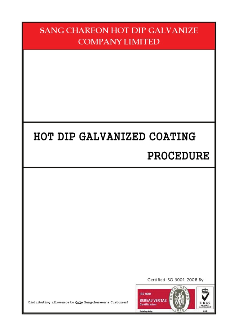 Hot Dip Galvanized Coating | PDF | Galvanization | Corrosion
