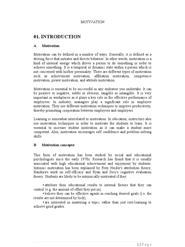 Assignment Motivation | Motivation | Self-Improvement | Free 30-day ...