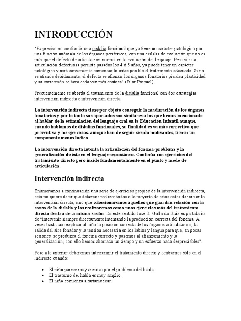 Libro de Dislalia | PDF
