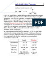 Cativa Process: Iridium Catalyst Advances | PDF | Acetic Acid | Catalysis