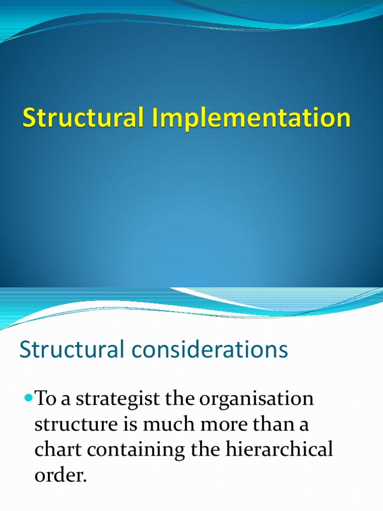 Structural Implementation | PDF