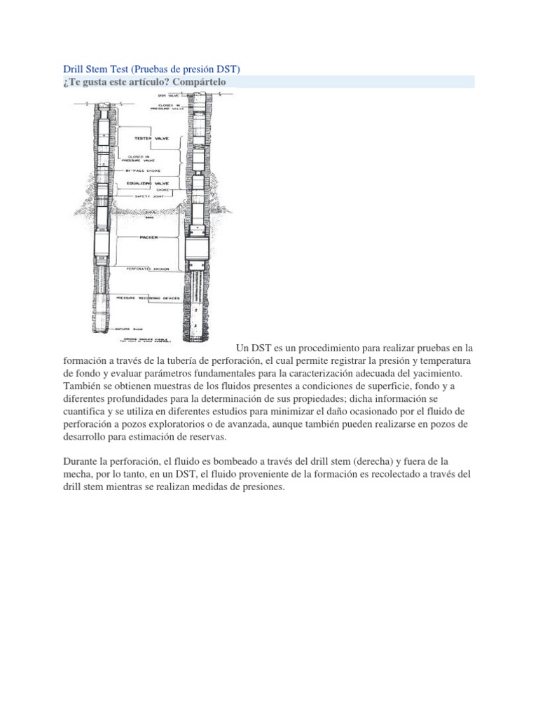 Drill Stem Test | PDF