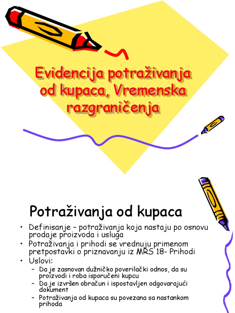 Potrazivanja Od Kupaca | PDF
