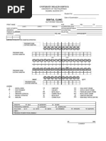 Ateneo Dental Examination Record | PDF | Periodontology | Dentistry