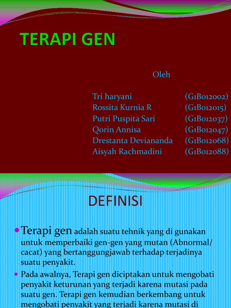 Terapi Gen | PDF