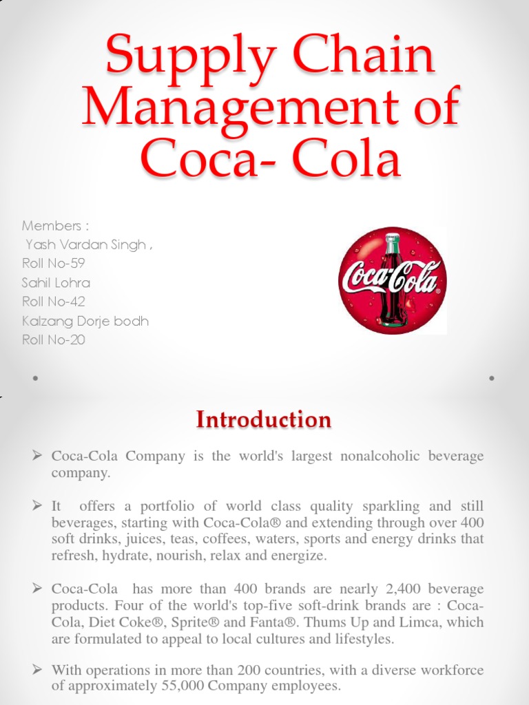 Coca Cola | PDF | Coca Cola | The Coca Cola Company